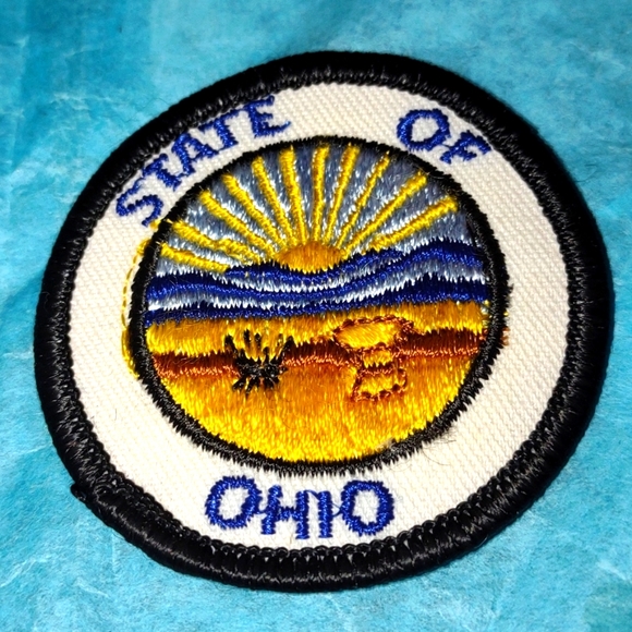 Vintage | Other | 97s Vintage Patch Of The Great Seal State Of Ohio ...